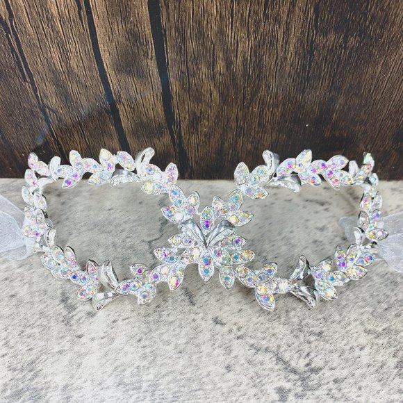 Accessories | Crystal Rhinestone Masquerade Ball Mask Prom Pageant ...